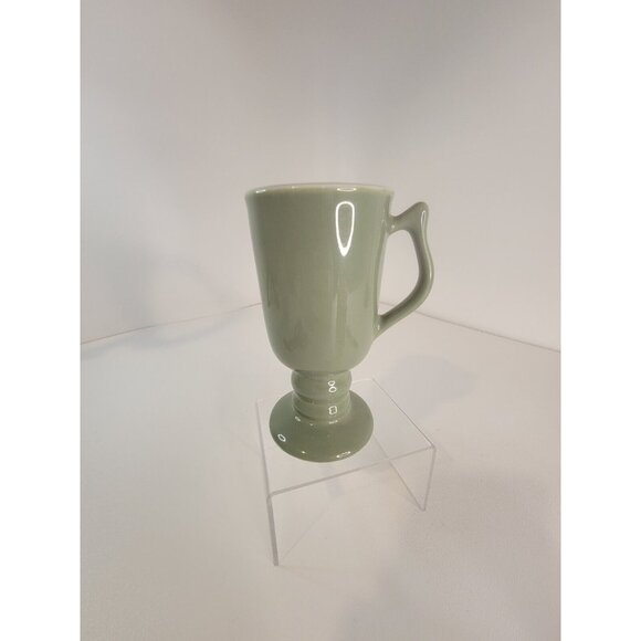 Hall | Dining | Vintage Hall 272 Green Footed Mug Sage Green Coffee Cup ...